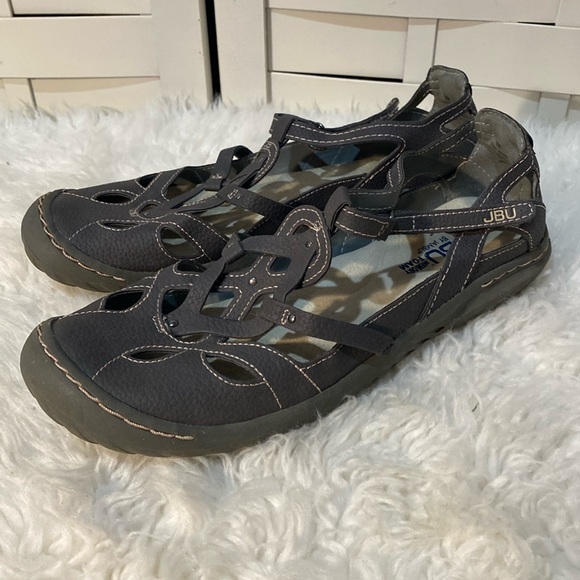 JBU | Shoes | Jbu Jambu Sydney Sandal Mary Jane Closed Toe Hook Loop ...